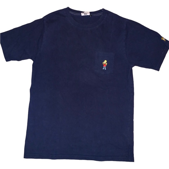 Simpsons | Shirts | The Simpsons Bart Head Embroidered Pocket Tshirt ...